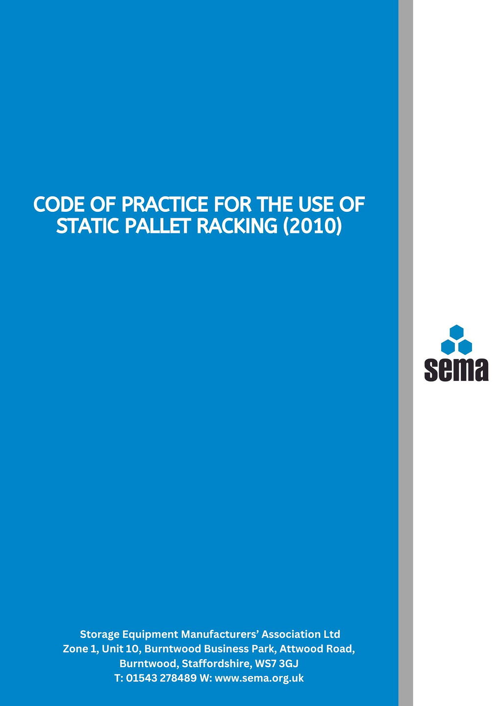 Code of Practice for the Use of Static Pallet Racking (2010) - PDF ...