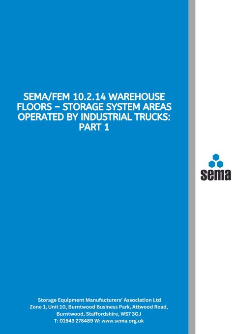 SEMA/FEM 10.2.14 Warehouse Floors – Storage system areas operated by ...